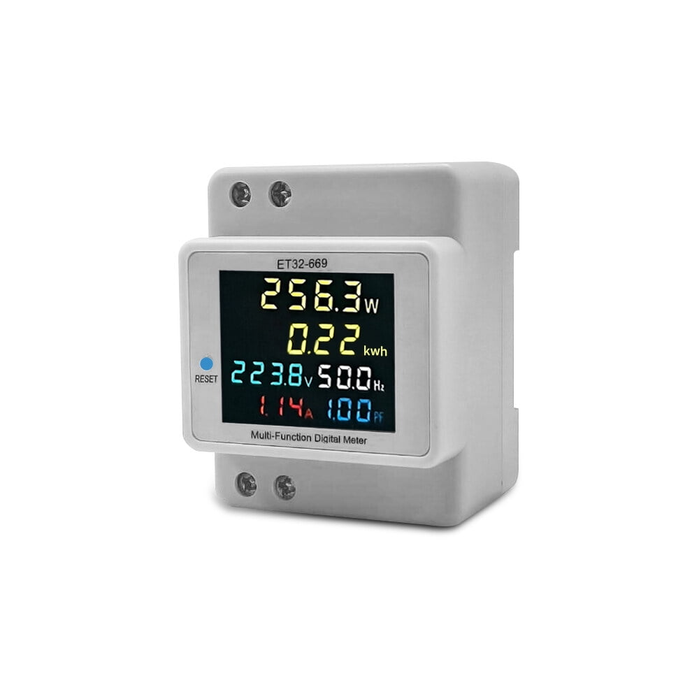 Digital Single Phase Energy Meter Household Electricity Usage Monitor ...