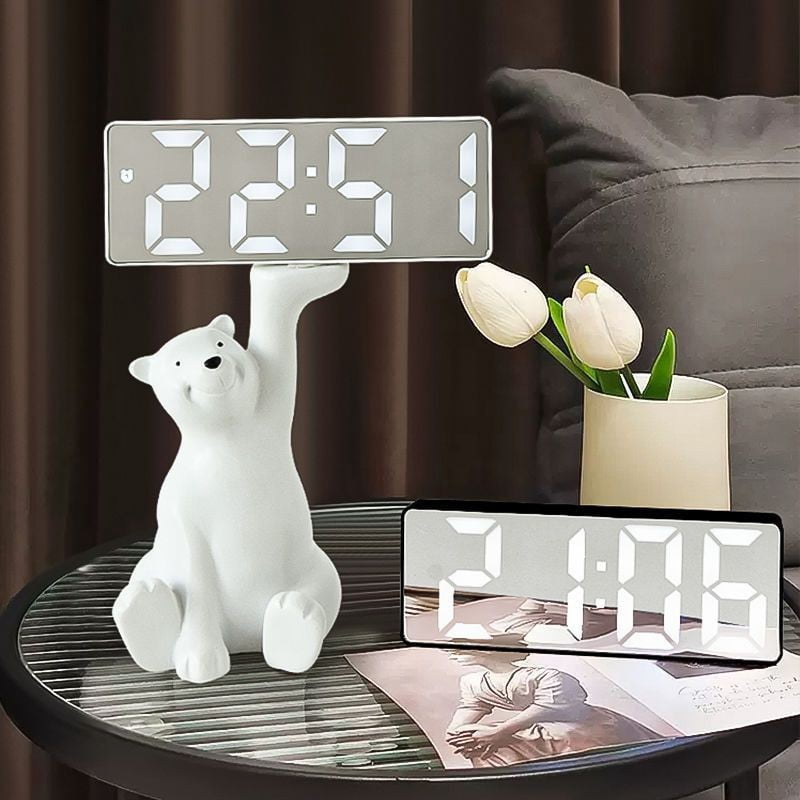 Digital Smart Alarm Clock For Home, Desktop Clock For Living Room And ...