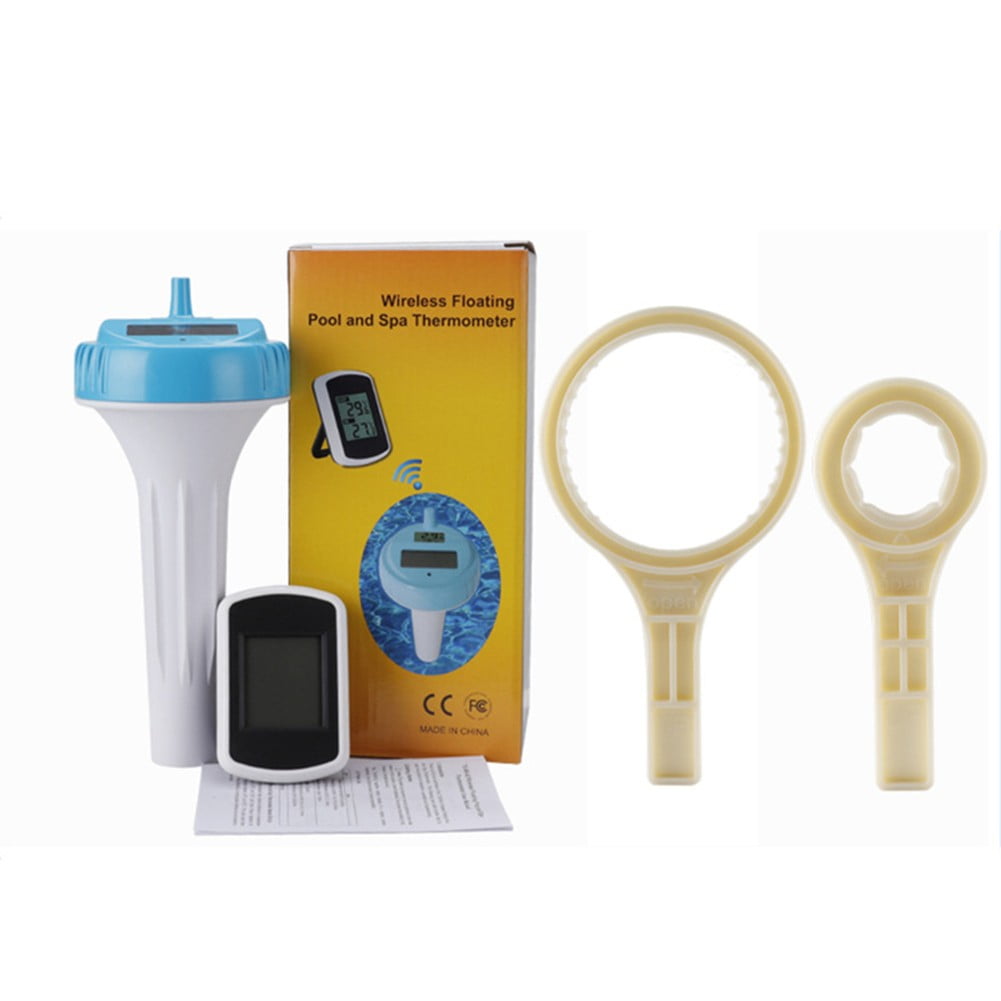 Digital Solar Powered Outdoor Floating Waterproof Rainproof Pool Spa ...