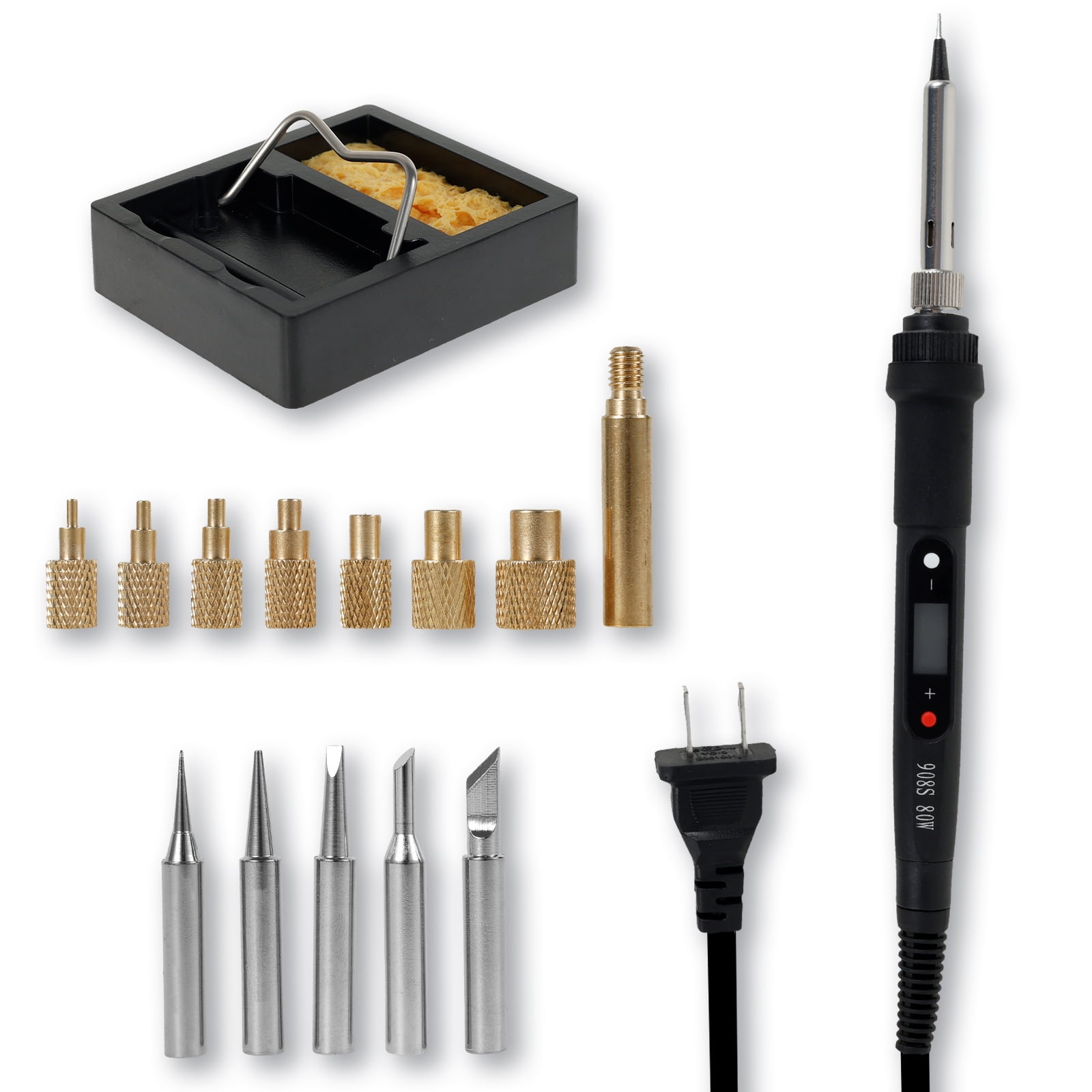 Digital Soldering Iron Heat Set Insert Tool with Soldering Replacement ...