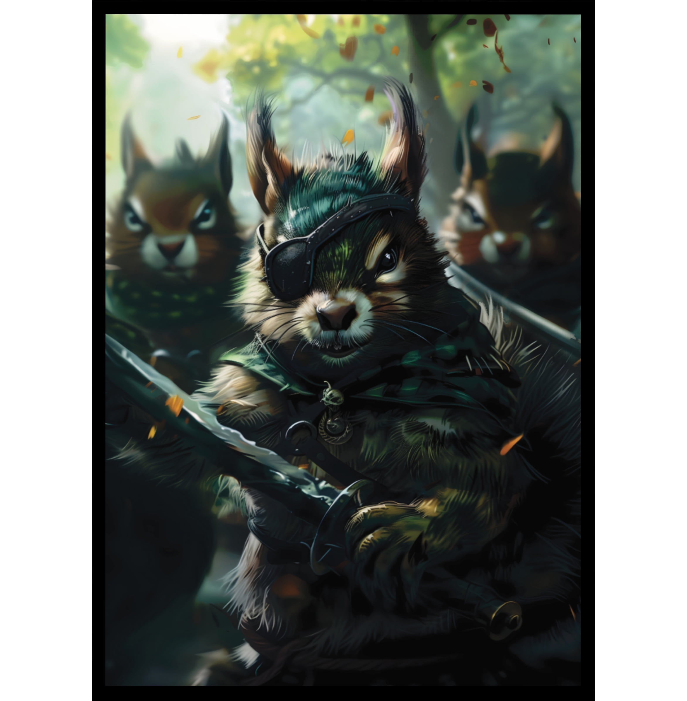 Digital Sorcery Studio Squirrel General MTG Card Game Sleeves 102 Pack ...