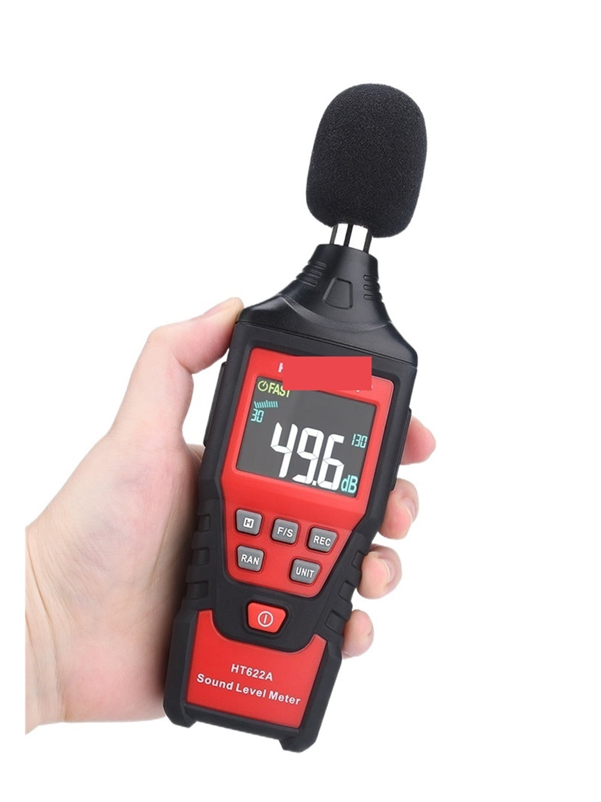 Digital Sound Level Instrument Audio Level Meter Noise Measuring 30-130 ...