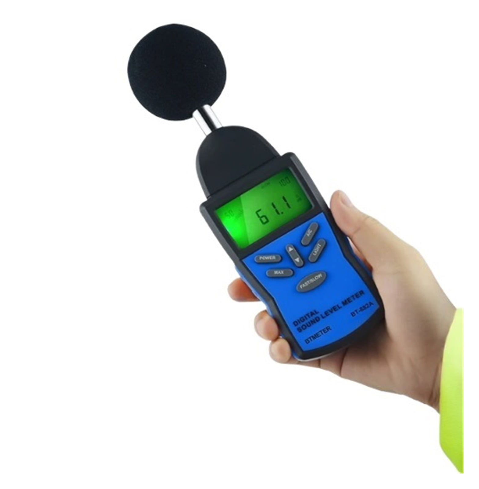 Digital Sound Level Meter Noise Volume Measuring Instrument Decibel ...