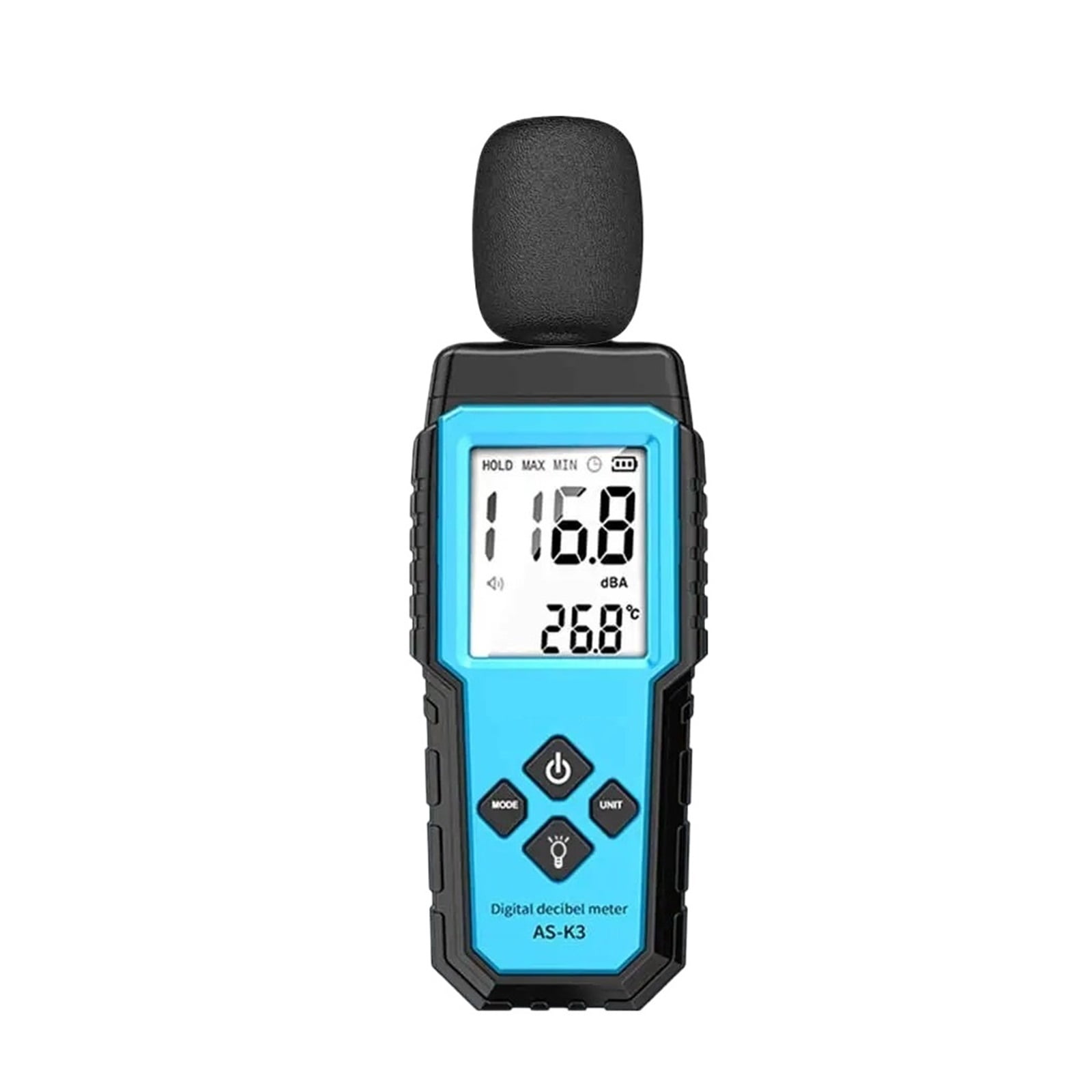 Digital Sound Meter Decibelimeter 30~130dB Measure Decibels Sound Level ...