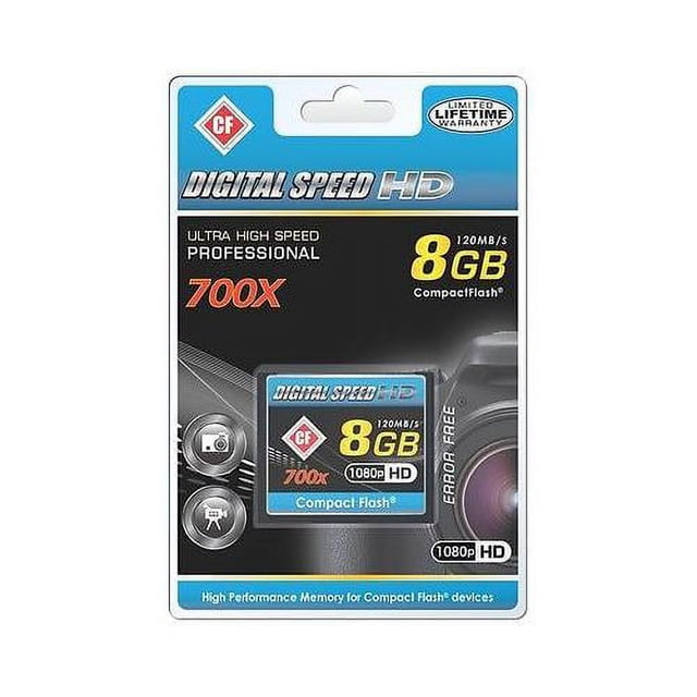 Digital Speed Memory 8GB 700X Professional High Speed 120MB/s Error ...
