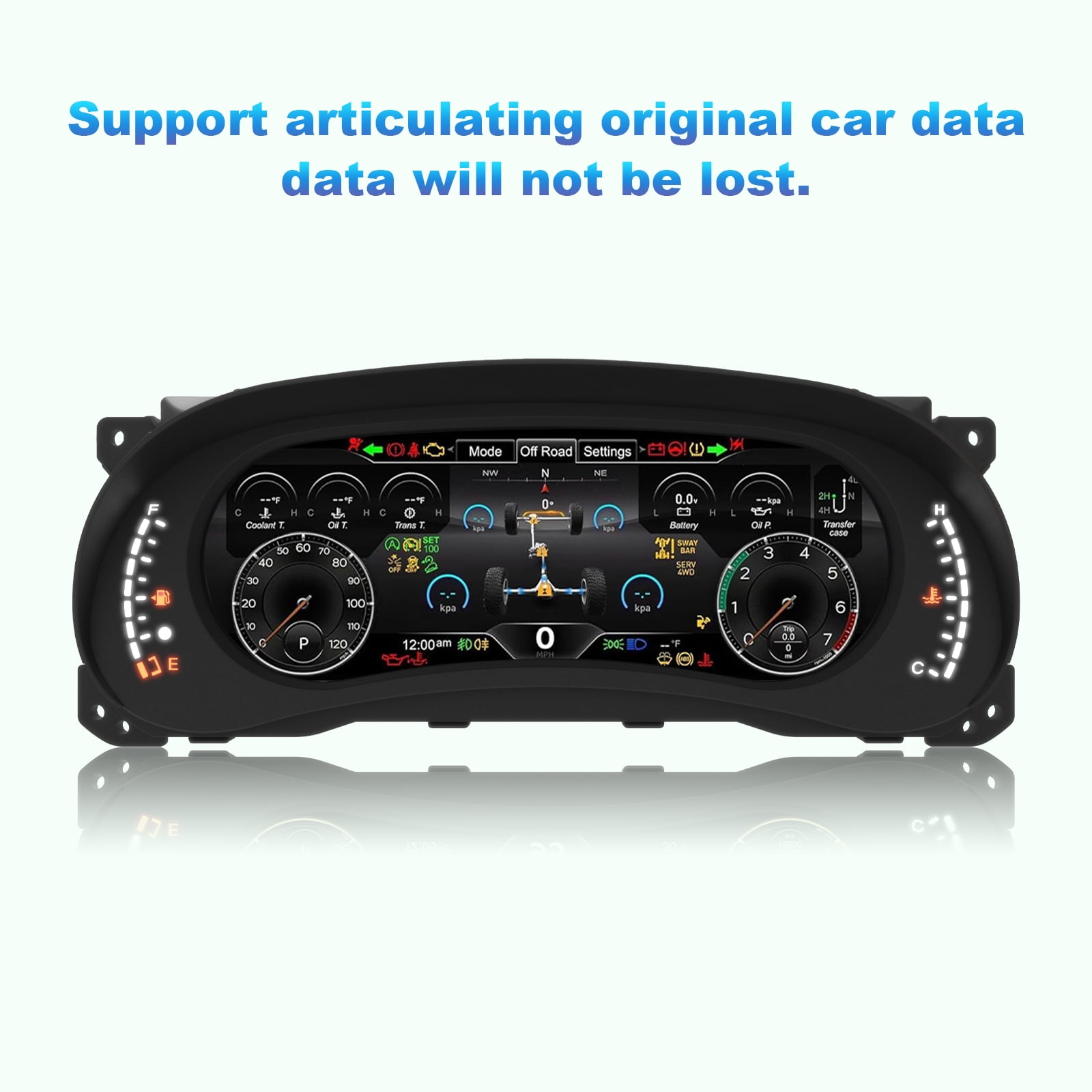 Digital Speedometer Dashboard Compatible with 2011-2017 Jeep Wrangler ...
