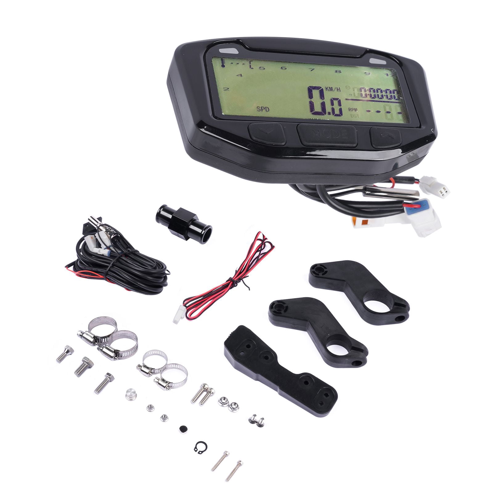 Digital Speedometer Tachometer Gauge Kit - 752-119 - Universal Fit Beta ...