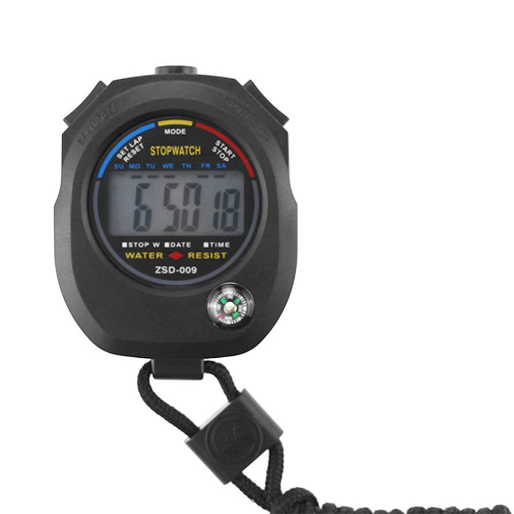 Digital Sport Stopwatch Timer with Date Time Alarm and Compass ...