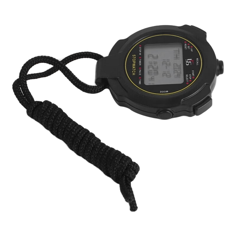 Digital Sports Stopwatch, 10Lap /Split Memory Stopwatch Count Down ...