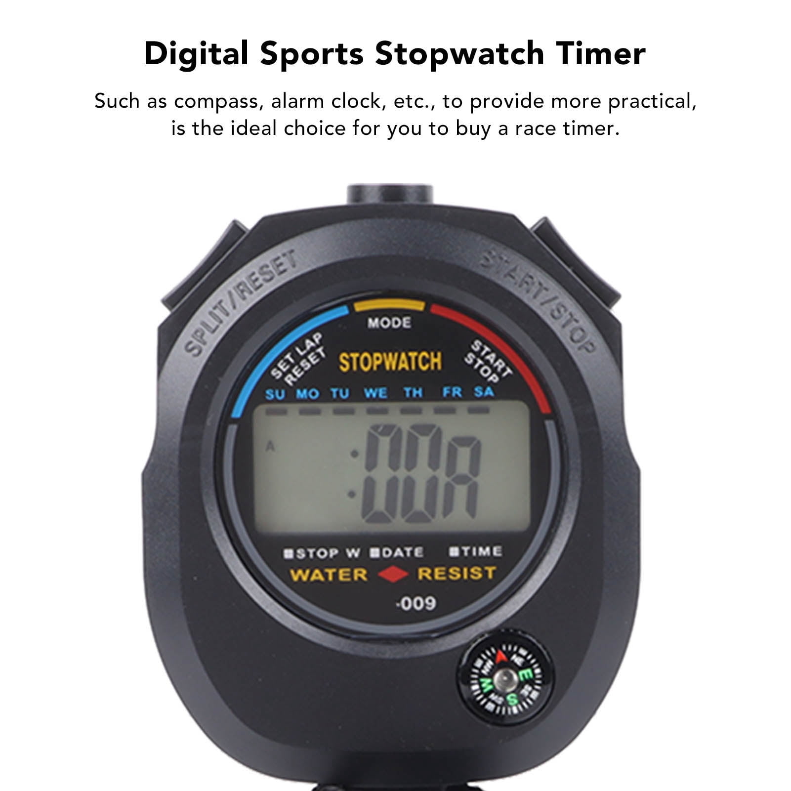 Digital Sports Timer Stopwatch, Precise Millisecond Timing for Athletes ...