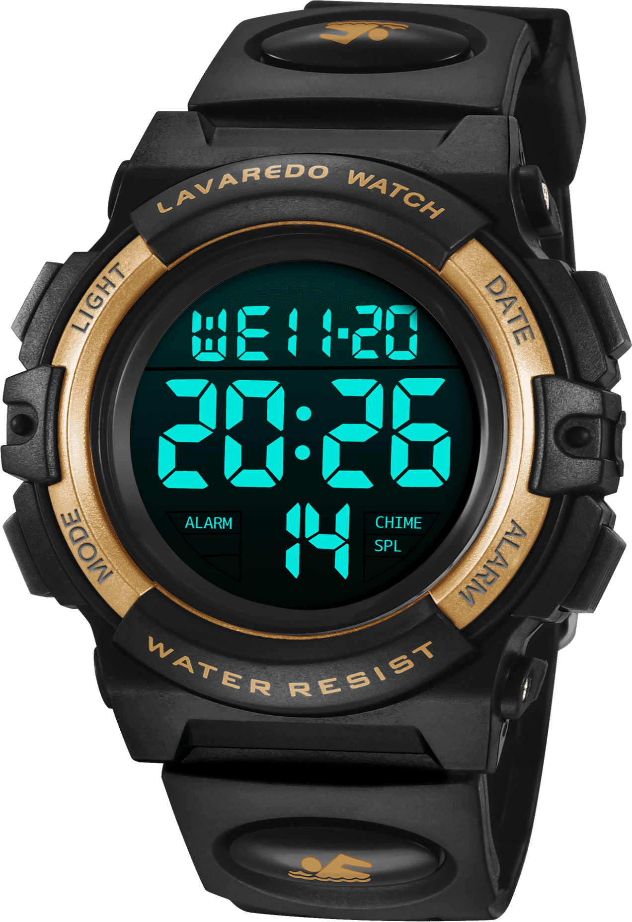 Kids Digital Sports Watch for Age 4-15 Waterproof Watches with Alarm ...