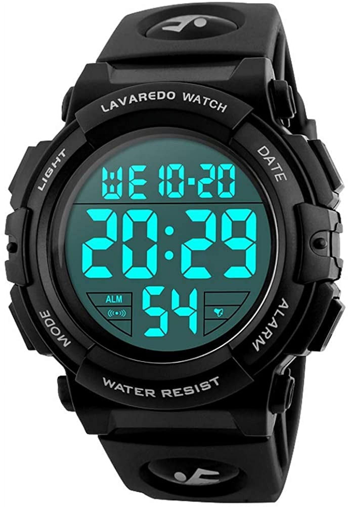 Alps Kids Digital Sports Watch, Waterproof up to 50M, Silicone Strap ...