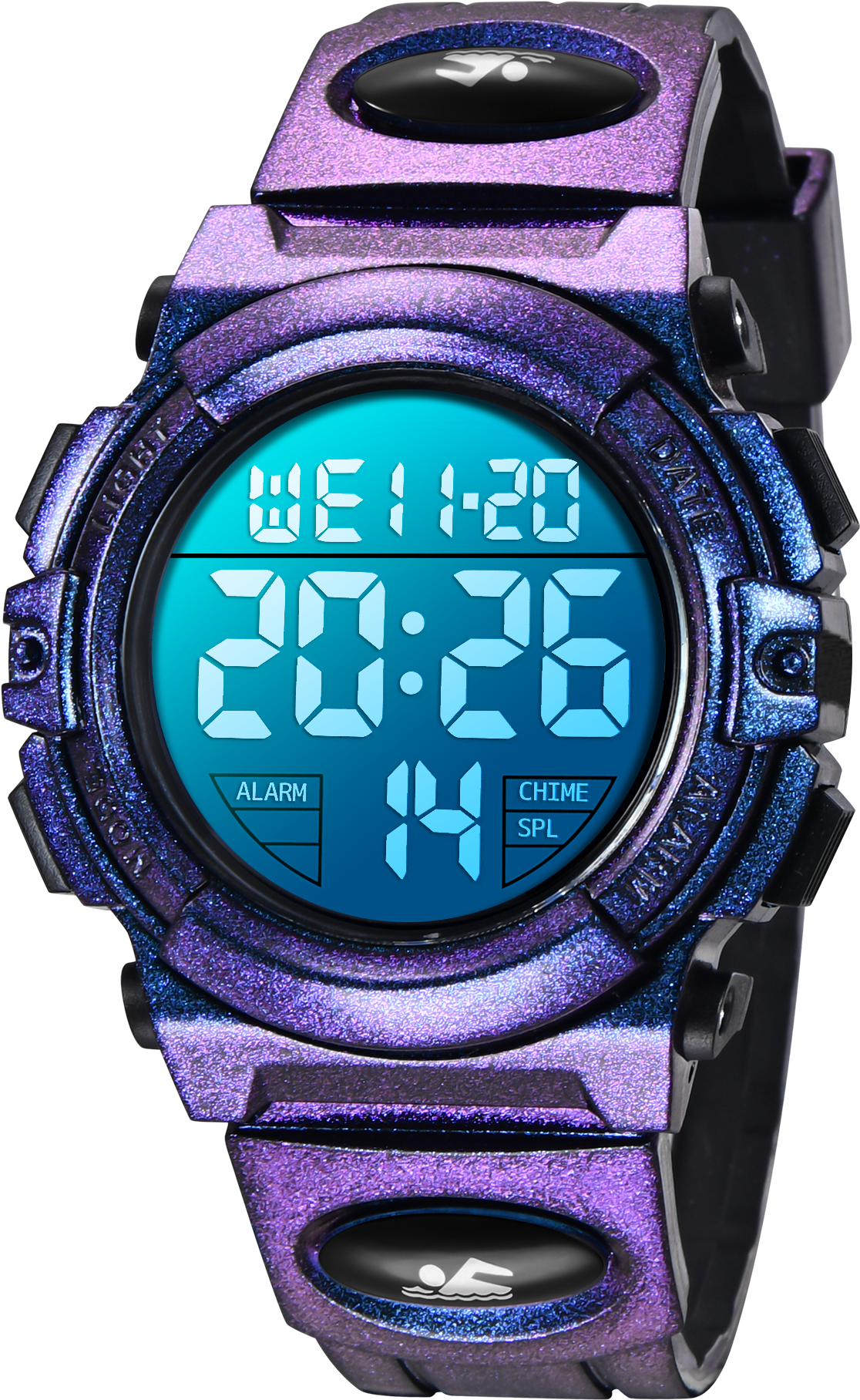 Alps Kids Digital Sports Watch, Waterproof Wrist Watch with Alarm and ...
