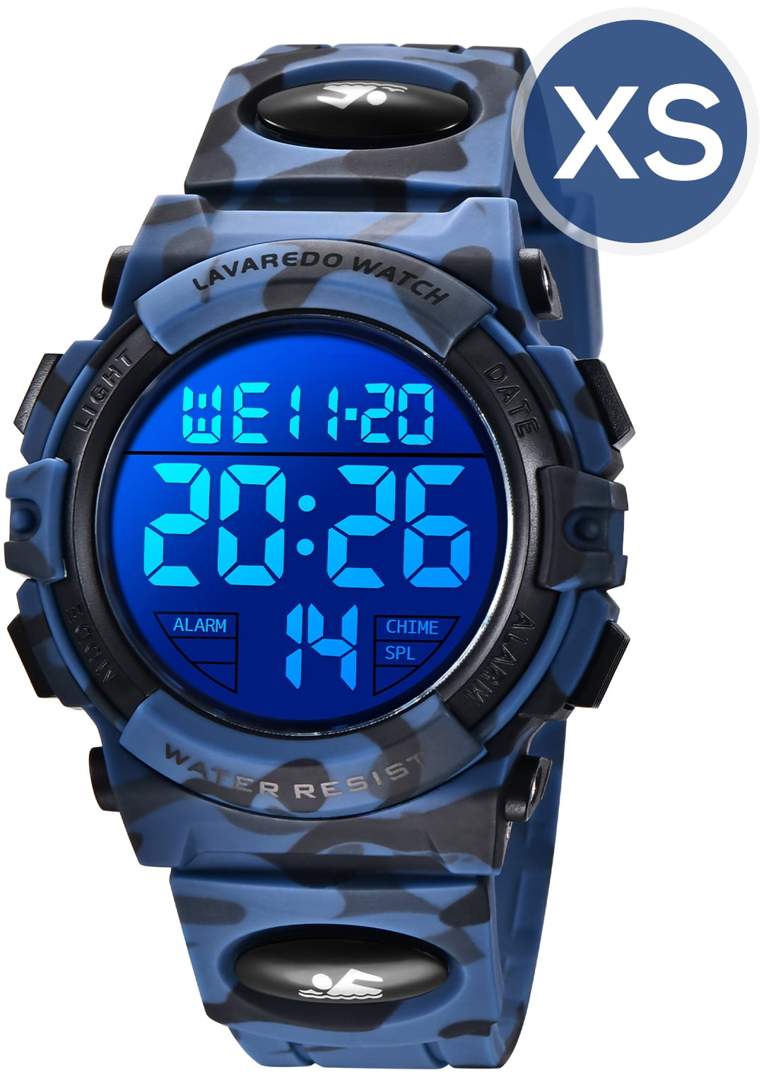Kids Digital Sports Watch for Age 4-15 Waterproof Watches with Alarm ...