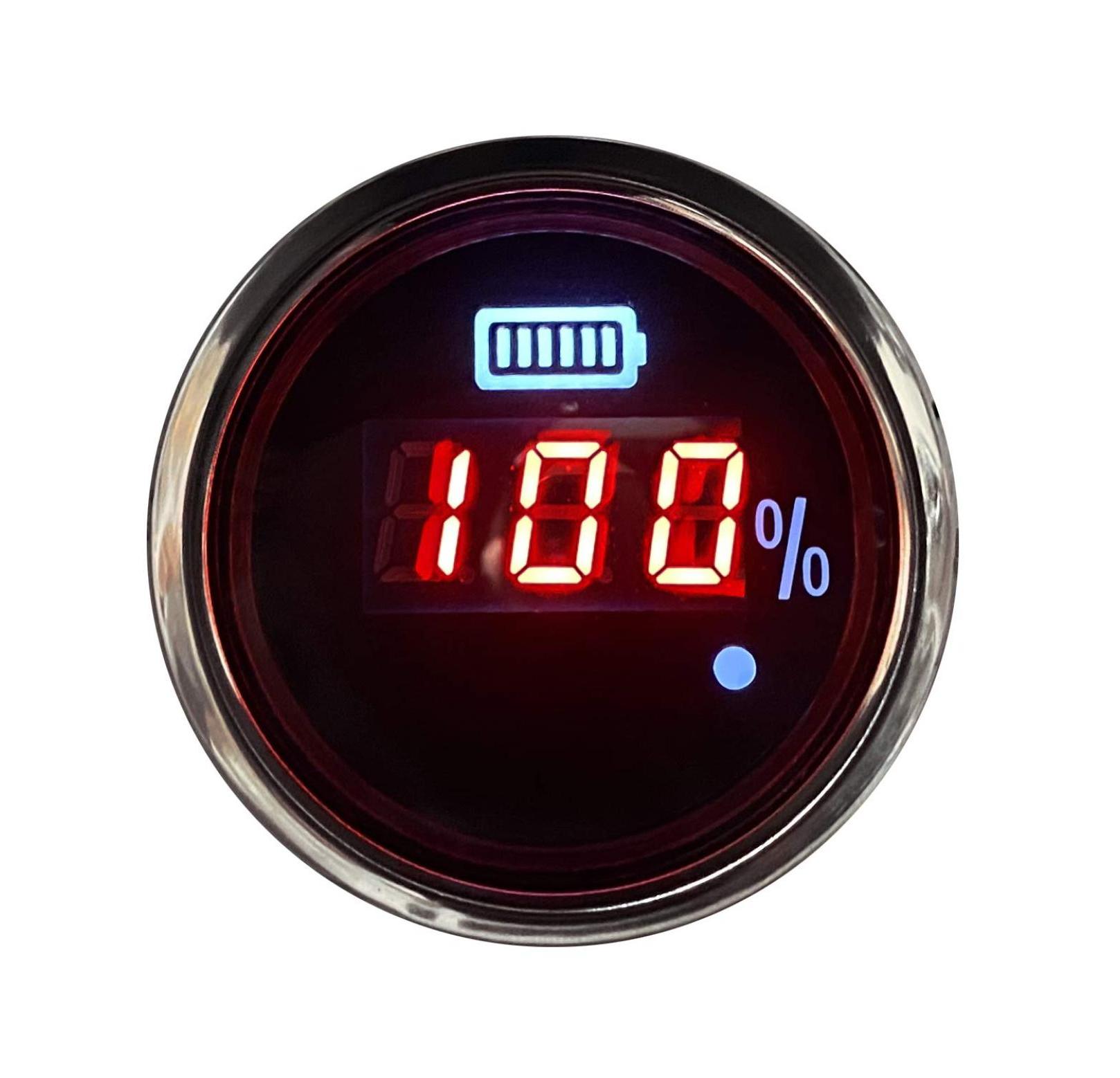 Digital State of Volt Golf Cart Battery Meter Waterproof - Walmart.com