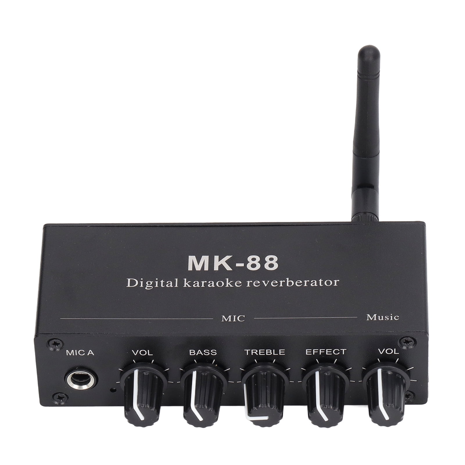 Digital Stereo Amplifier with Bluetooth 5.0, Dual Microphone Input, and ...