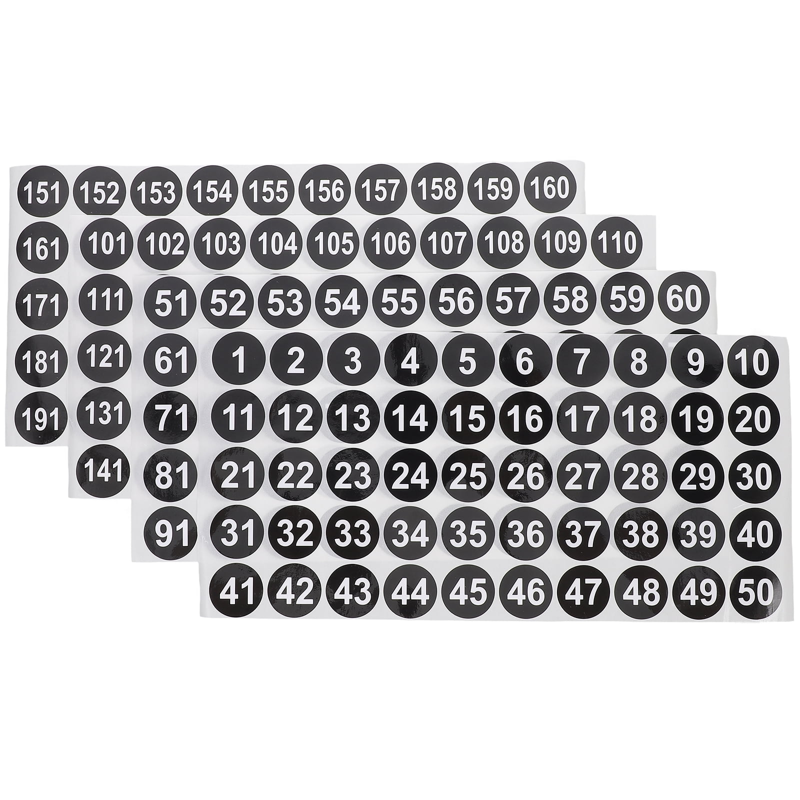 Homoyoyo Numbered Label Number Stickers Vinyl Numbering System Gyms 4 ...