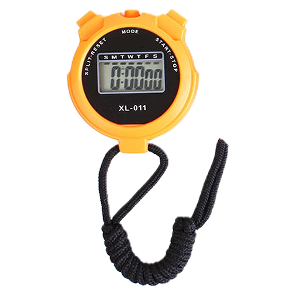 Digital Stopwatch Timer - Interval Timer with Large Display - yellow - Walmart.com