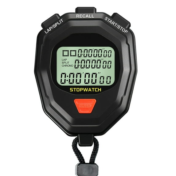 Digital Stopwatch Timer Professional Handheld Chronograph Stop Watch ...