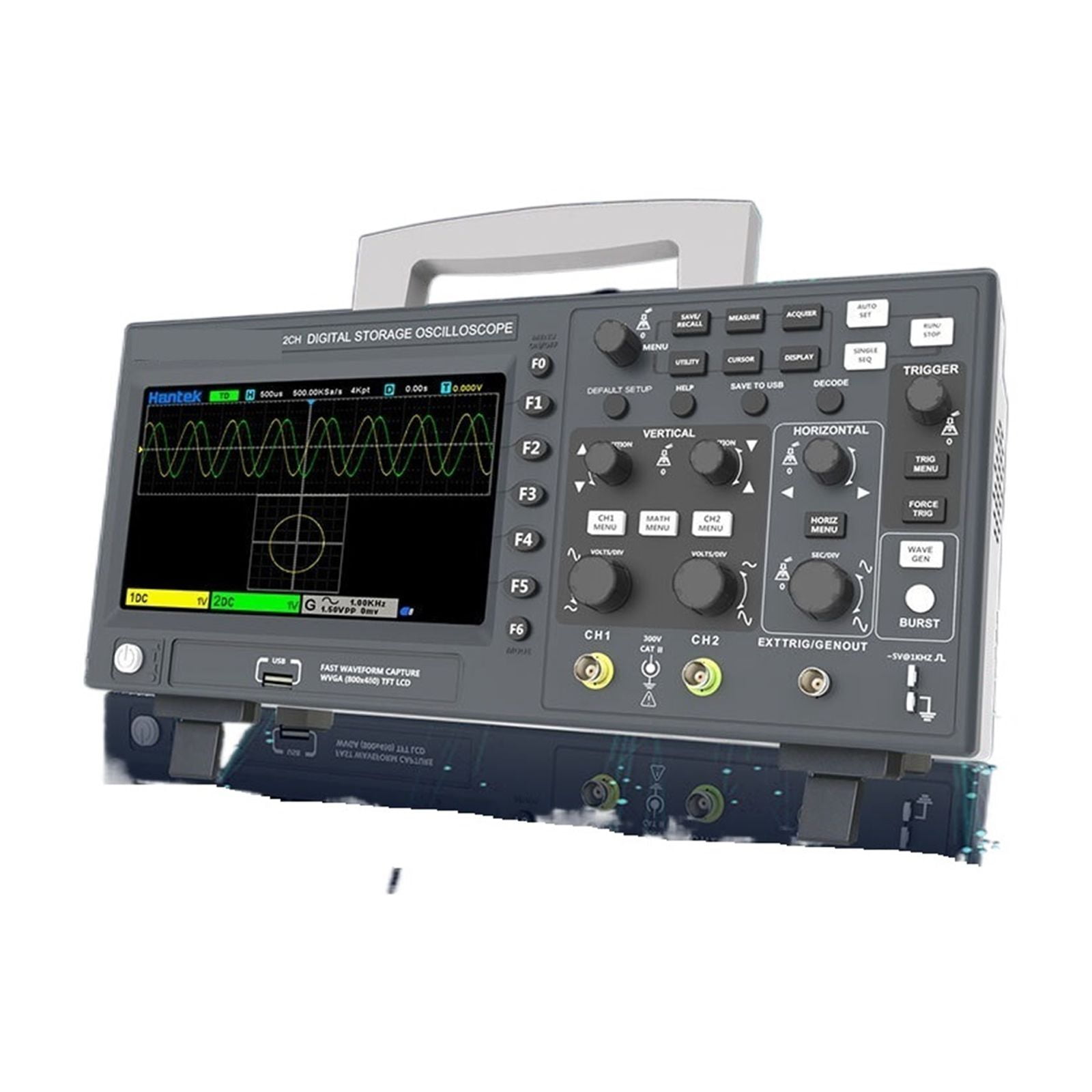Digital Storage Oscilloscope C10 2C15 2D10 2D15 2 Channels 100Mhz ...