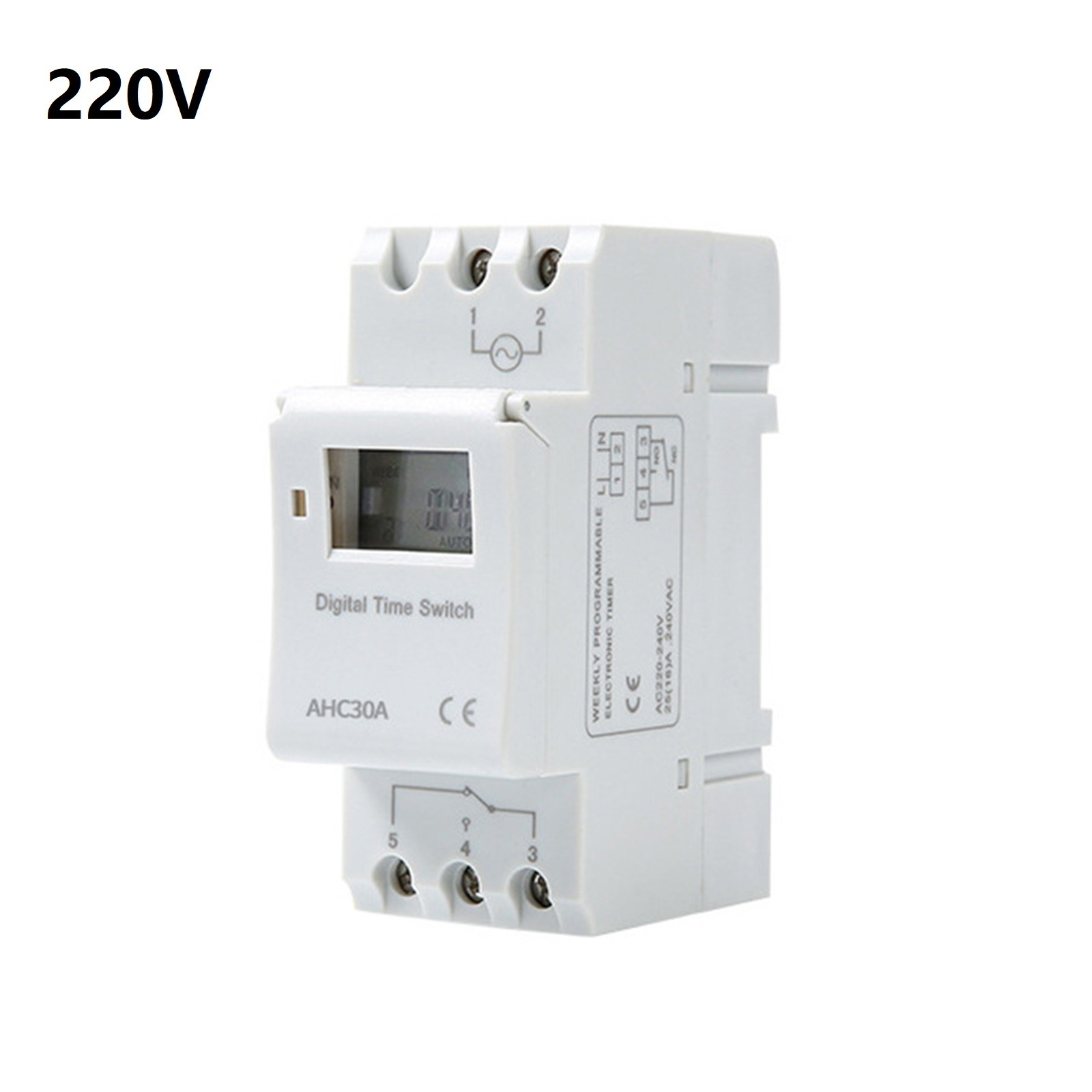 Digital THC30A Electronic Time Switch Programmable Electronic Time ...