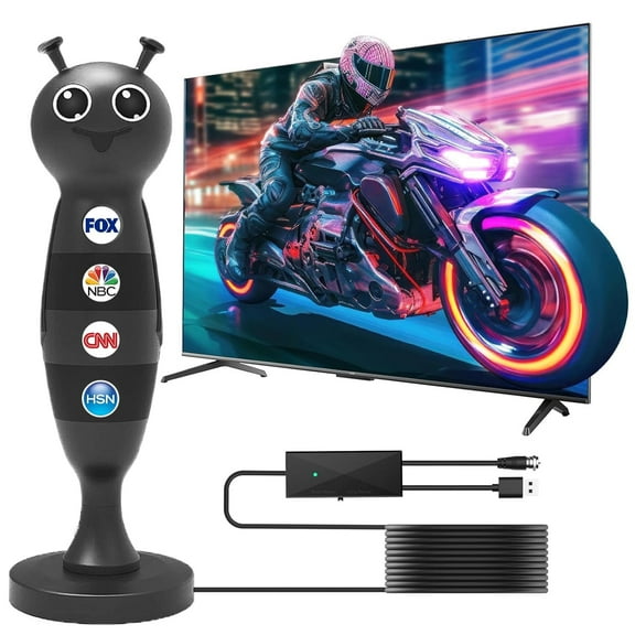 TV Antenna Indoor for Smart Long Ran Reception and All TVs HD Digital ...