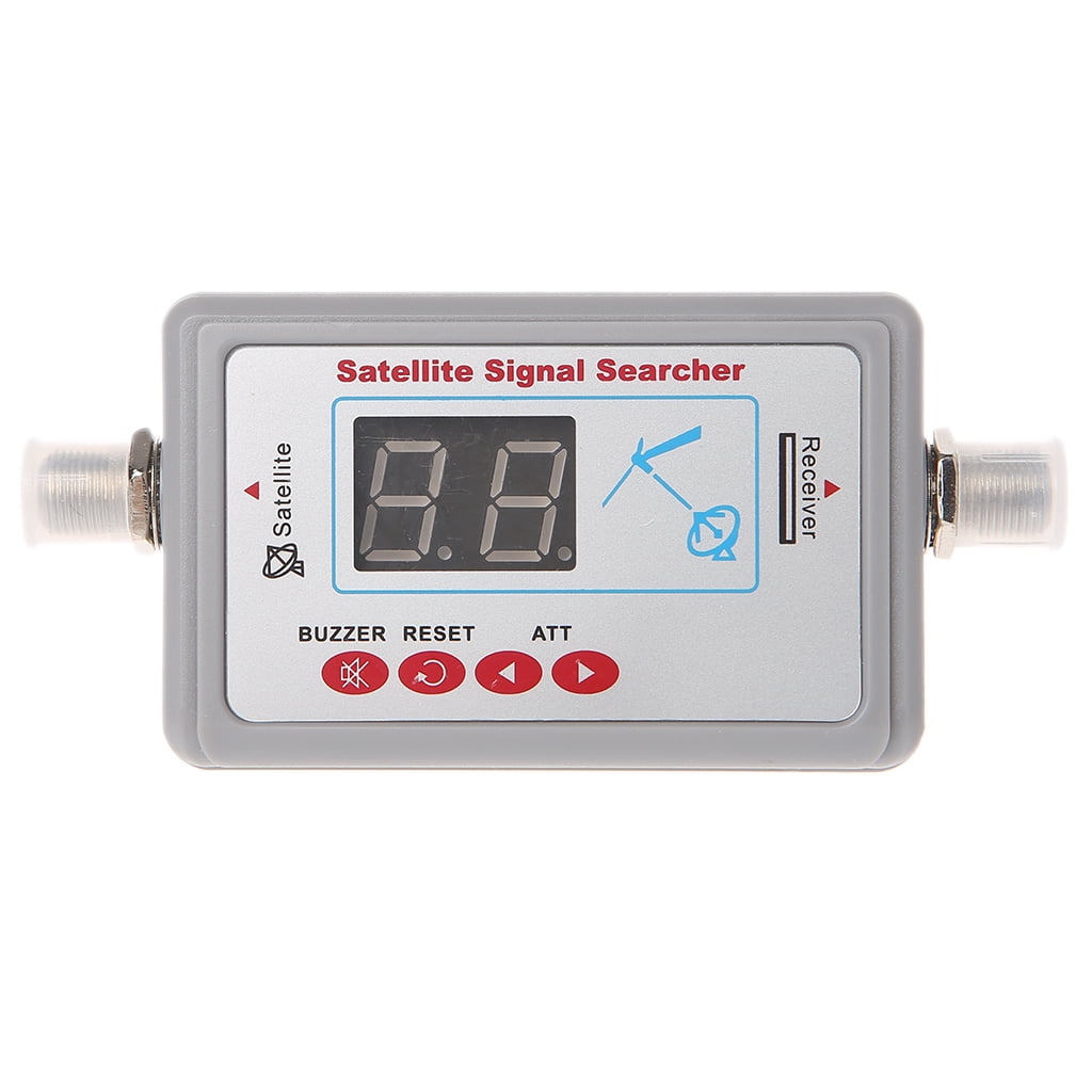 Digital TV Antenna Satellite Signal Finder Meter Searcher LCD Display ...