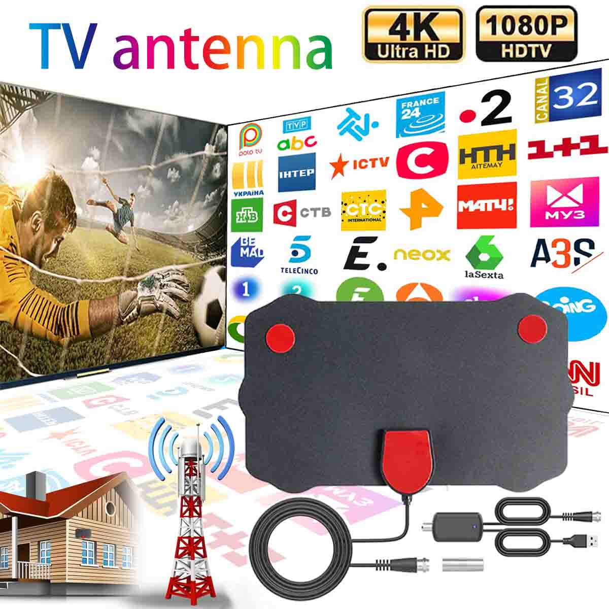 Digital TV Antenna,TV Antenna for Smart TV - Amplified HDTV Digital ...