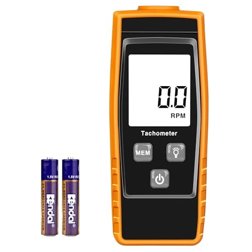 Digital Tachometer, RPM Meter with 2.5 to 99,999 RPM Accuracy ...