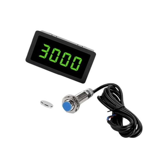 Digital Tachometer RPM Meter with Hall Sensors Real Time Speed Display ...