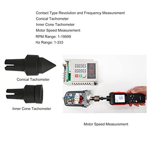 Digital Tachometer,UT372D Digital Tachometer Non and Revolution ...