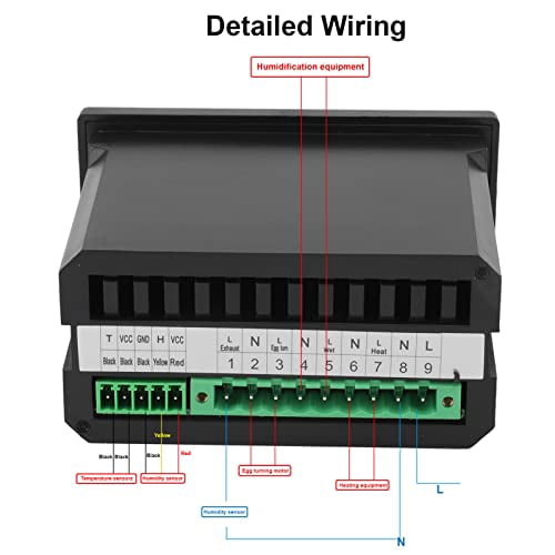 Digital Temperature Controller, 220V/110V Automatic Egg Incubator ...