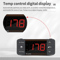 Digital Temperature Controller 220V Cool Heat Switch Refrigerator ...