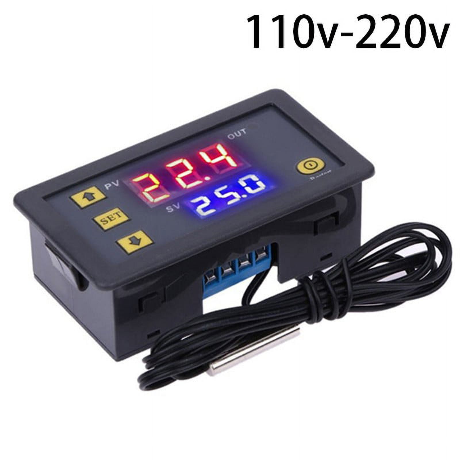 Digital Temperature Controller Thermostat Meter Temp Sensor Switch ...