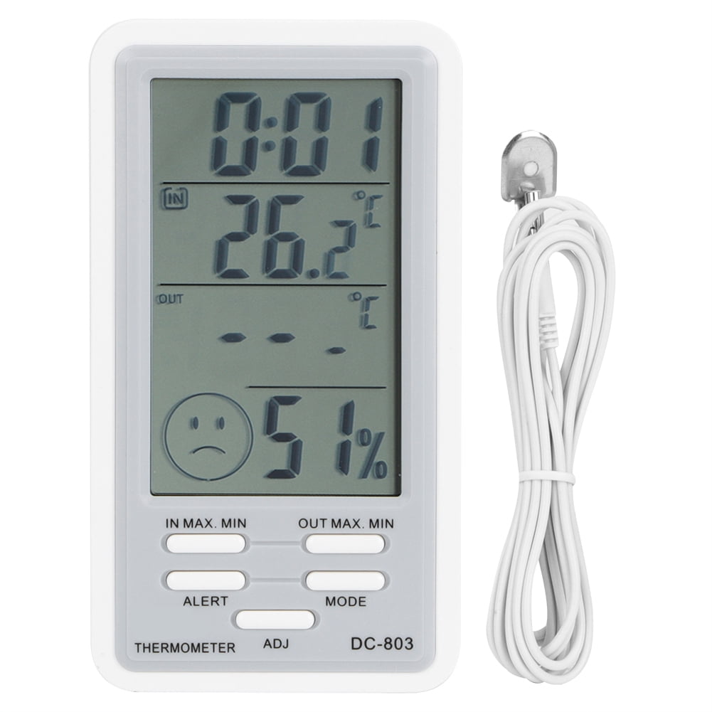 Digital Temperature Humidity Meter Electronic Thermometer Hygrometer ...