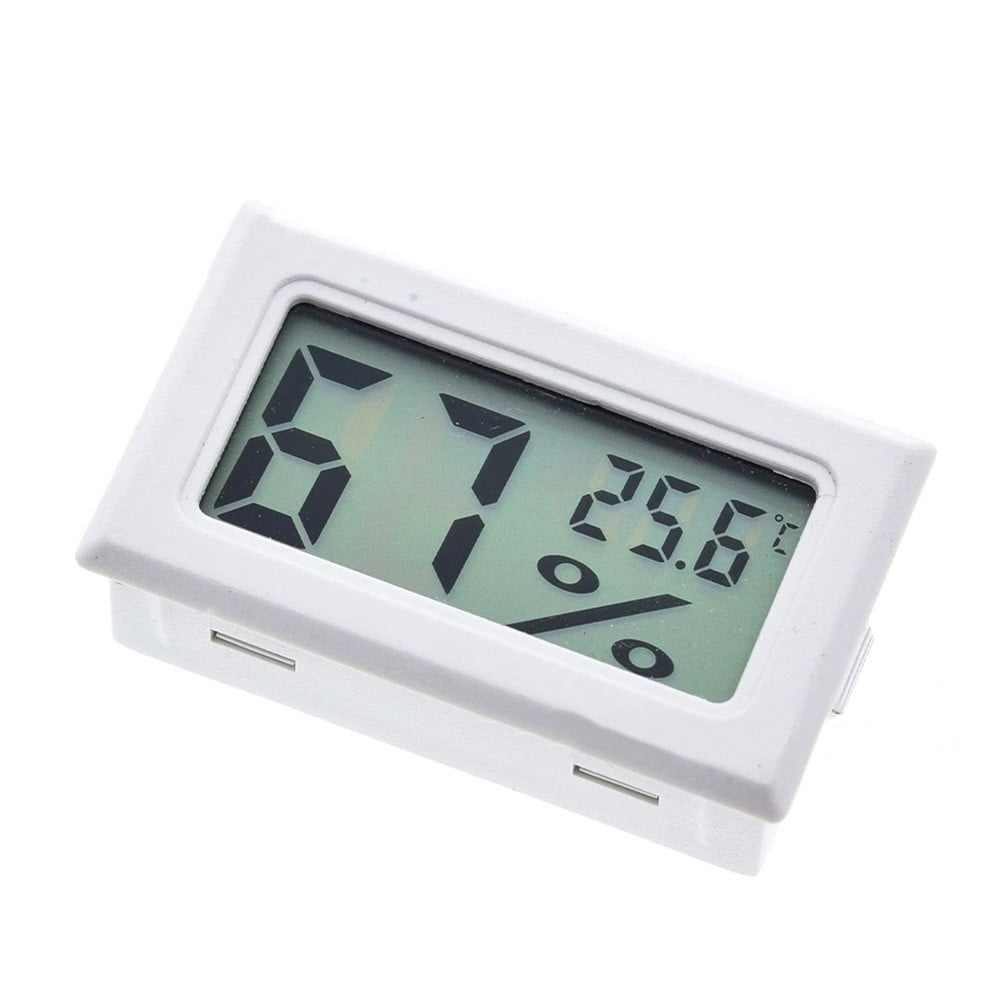 Digital Temperature Humidity Meter Sensor Thermometer Gauge LCD ...