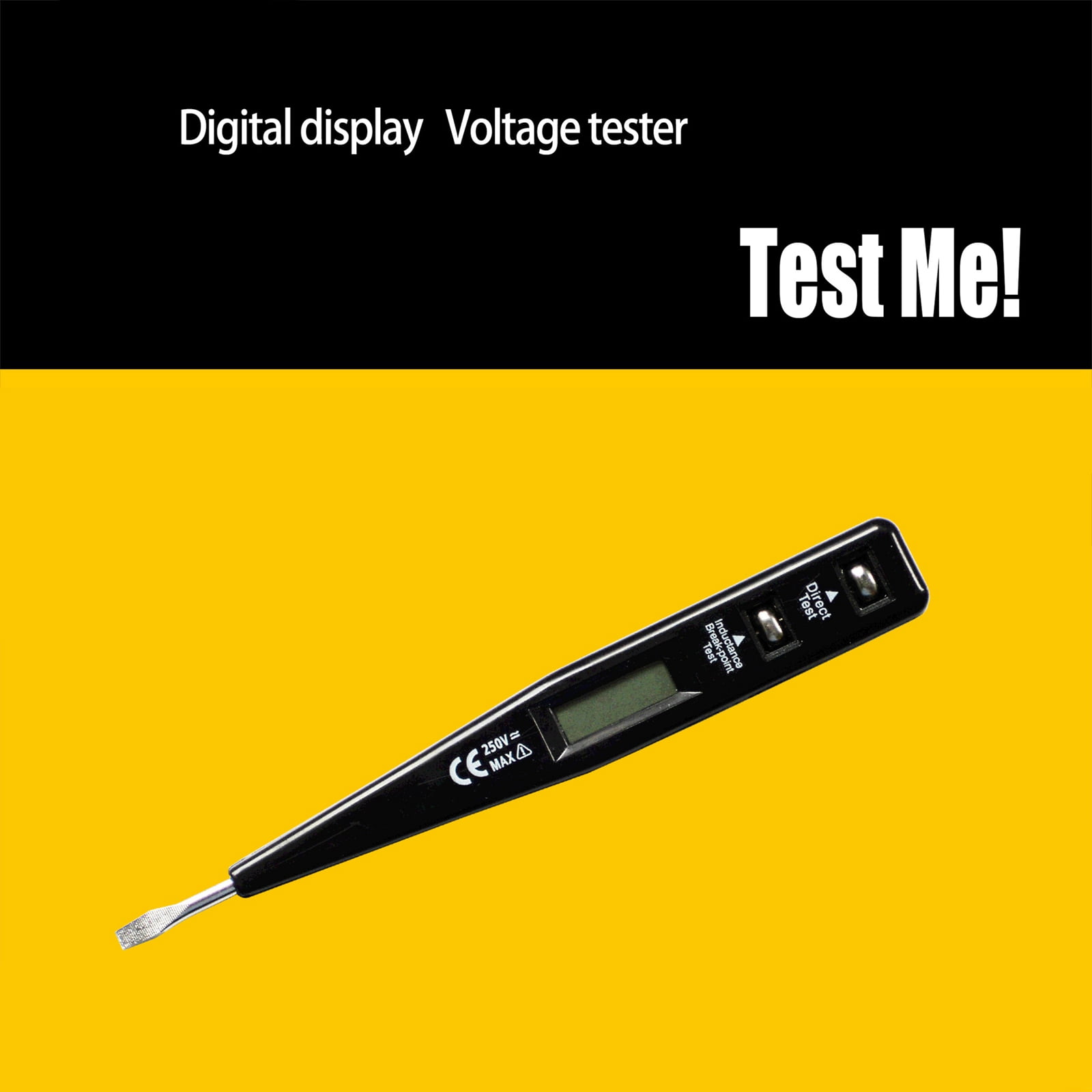 Digital Test Pencil Screwdriver Probe Light Voltage Tester Detector AC ...