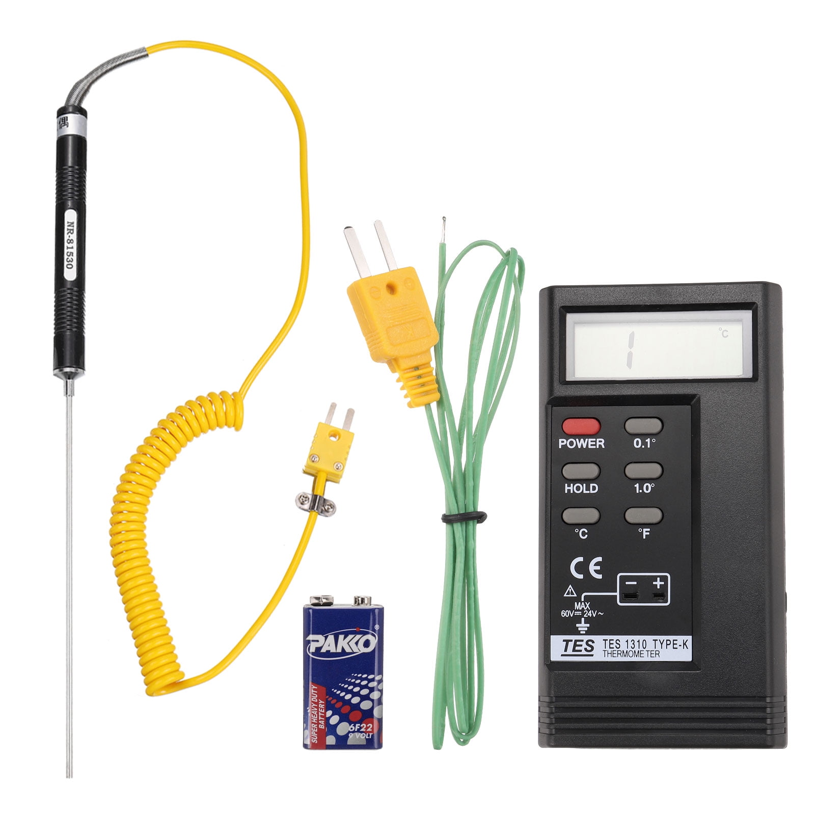Digital Thermocouple Thermometer K Type Temperature Meter High Accuracy ...