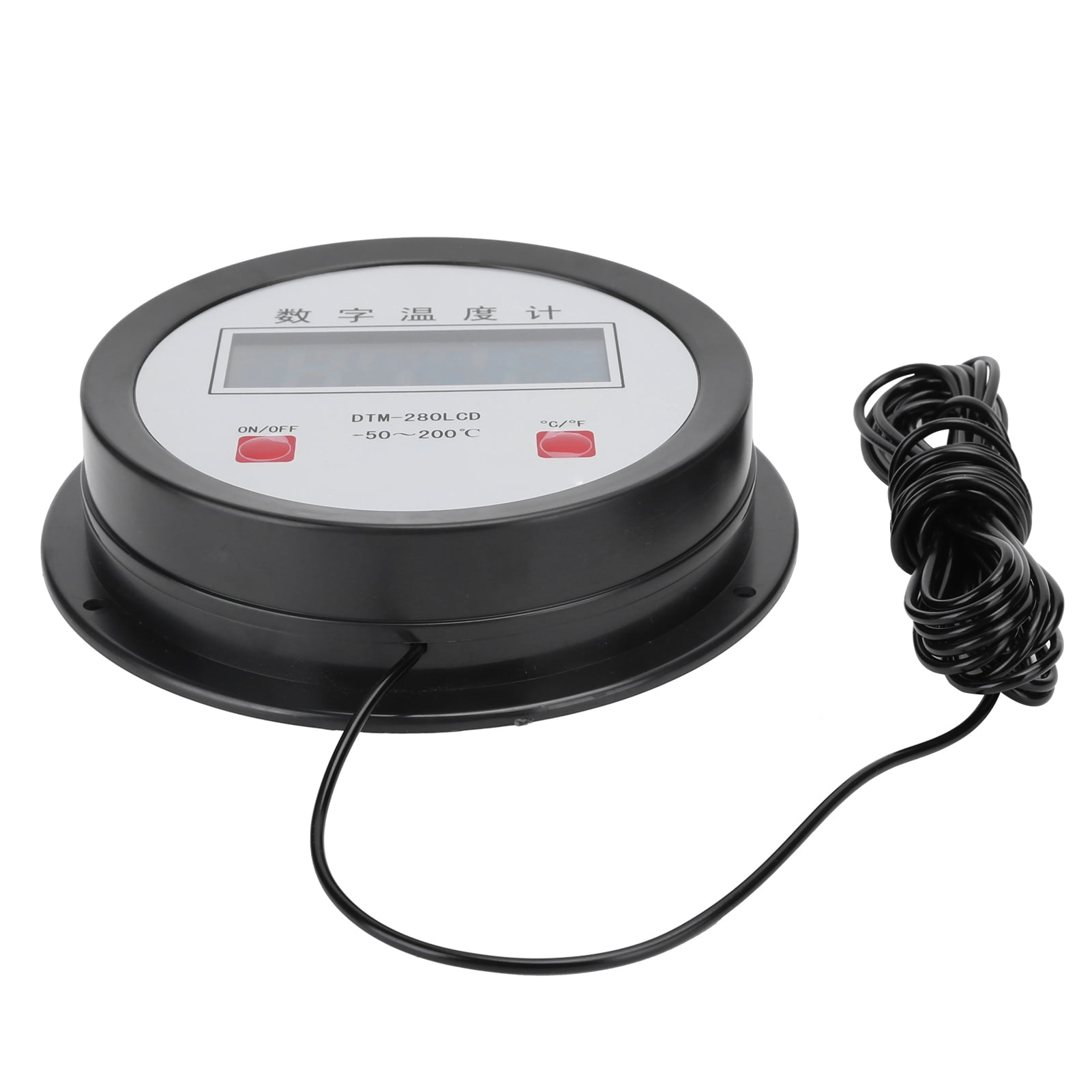 Digital Thermometer Auto Temperature Gauge Sensor with Probe for Fish ...