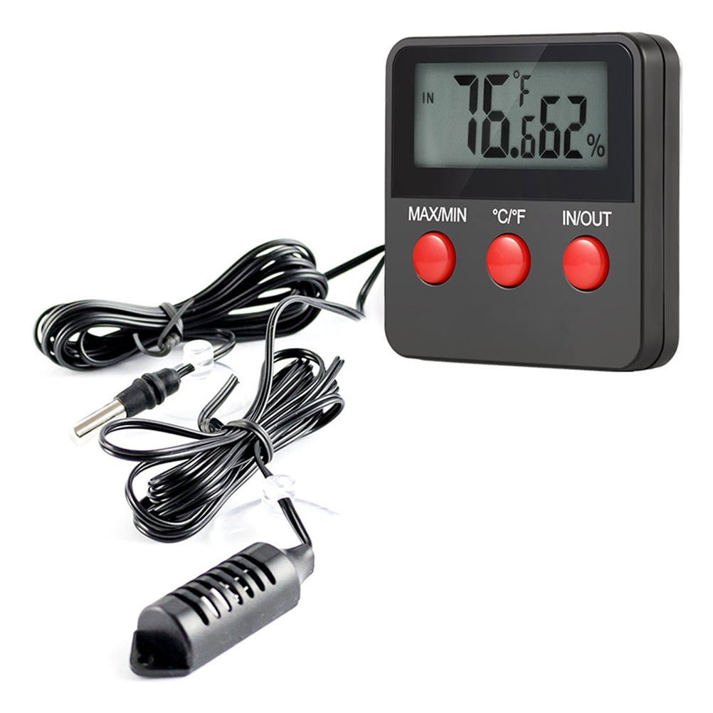 Digital Thermometer Hygrometer 1 Set Humidity Meter Temperature Display ...