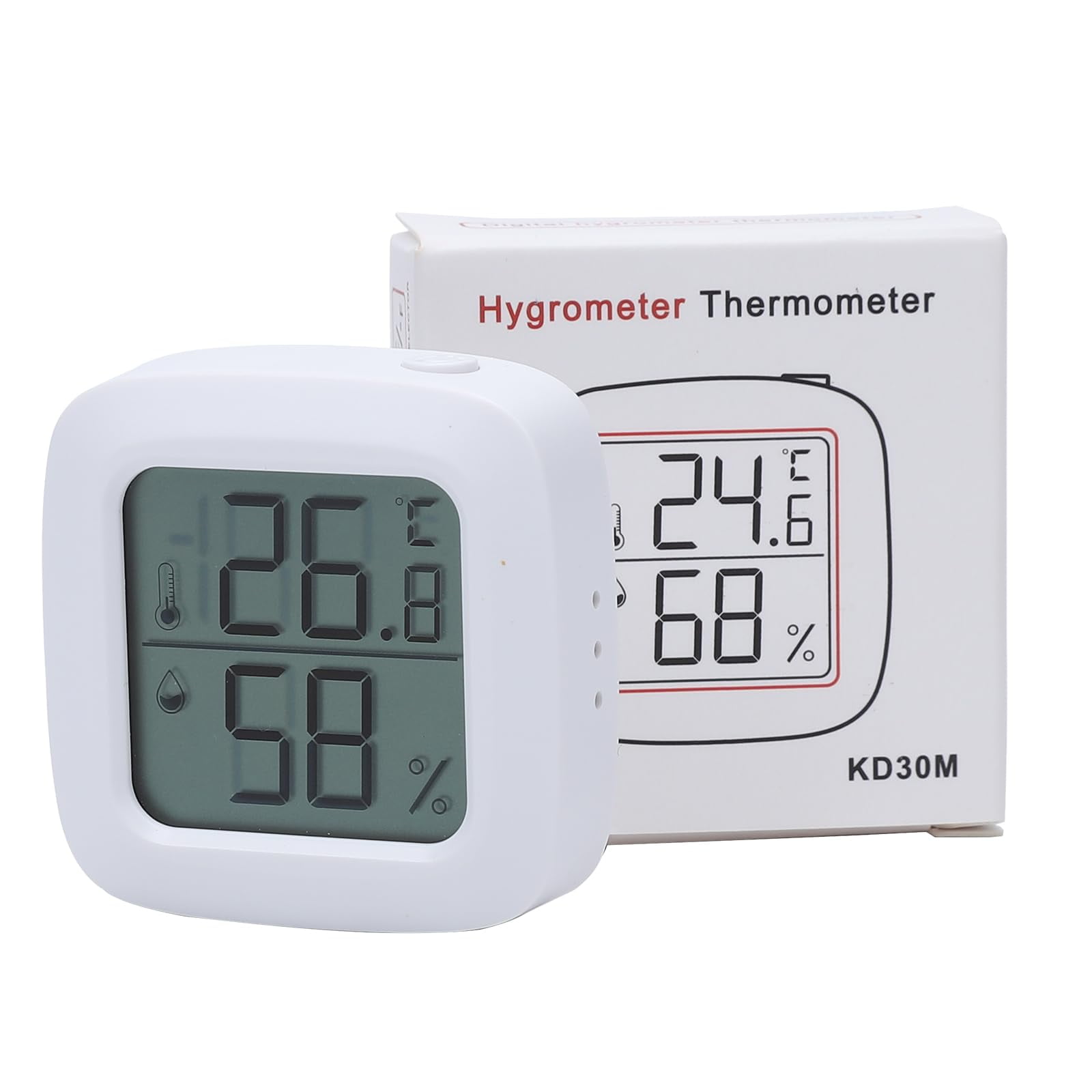 Digital Thermometer Hygrometer Reptile Terrarium Temperature Humidity ...