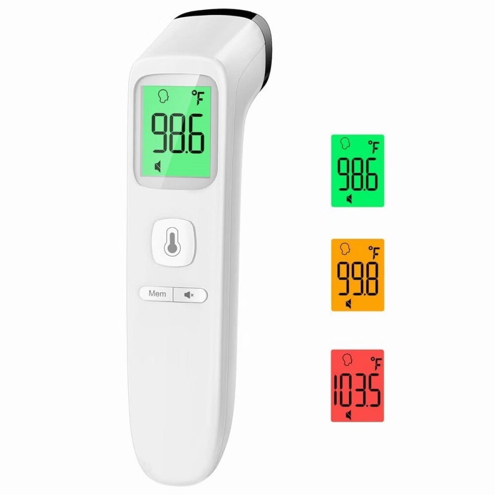 Digital Thermometer for Adults and Kids,Forehead No-Touch Thermometer ...