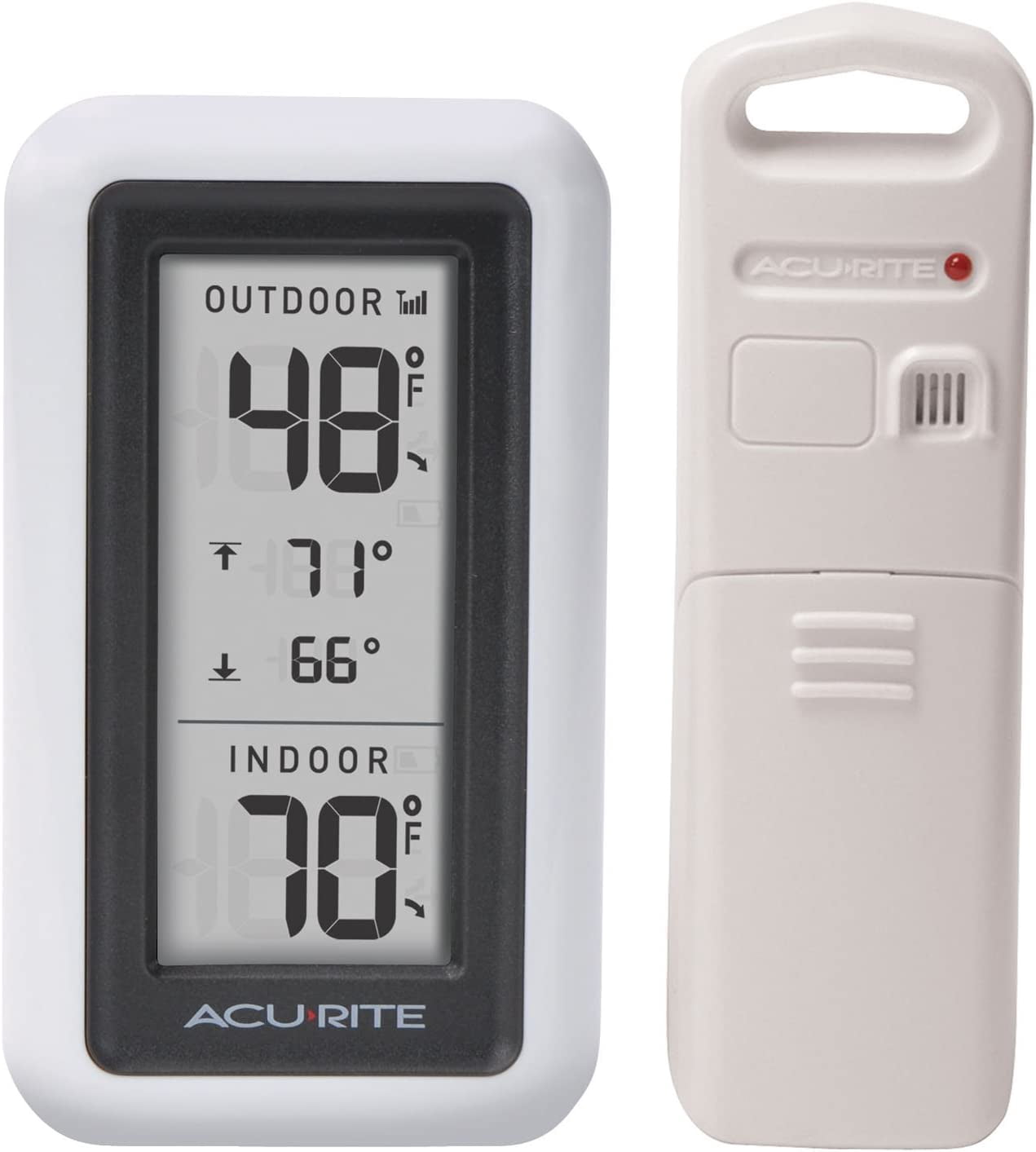 Digital Thermometer with Indoor, Outdoor Temperature and Daily High and ...