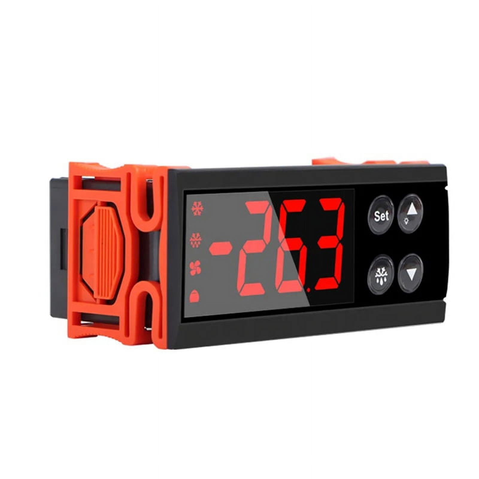 Digital Thermostat Hygrostat Temperature Humidity Controller DC12-24V ...