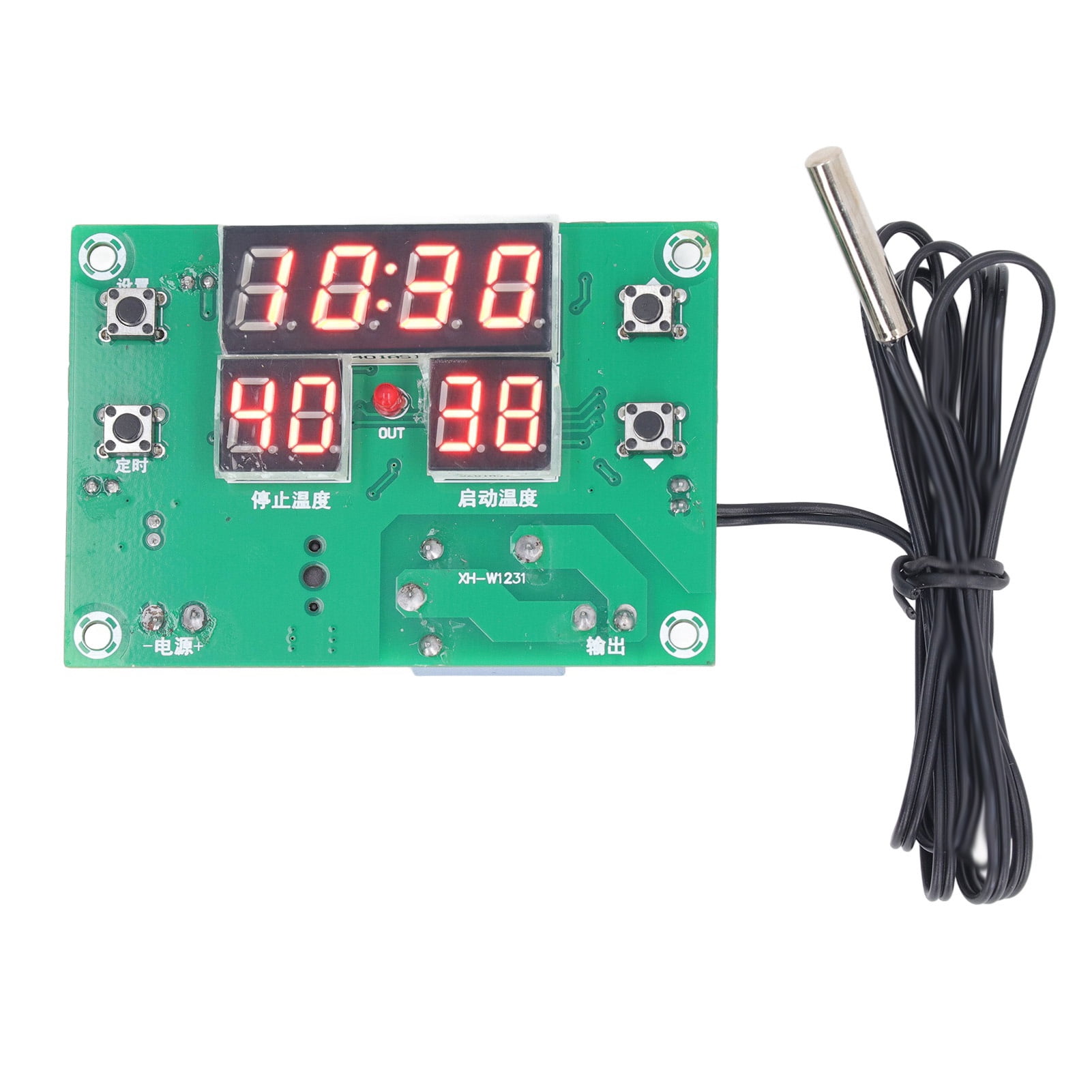Digital Thermostat Module 24H LCD Display Timing Temperature Controller ...