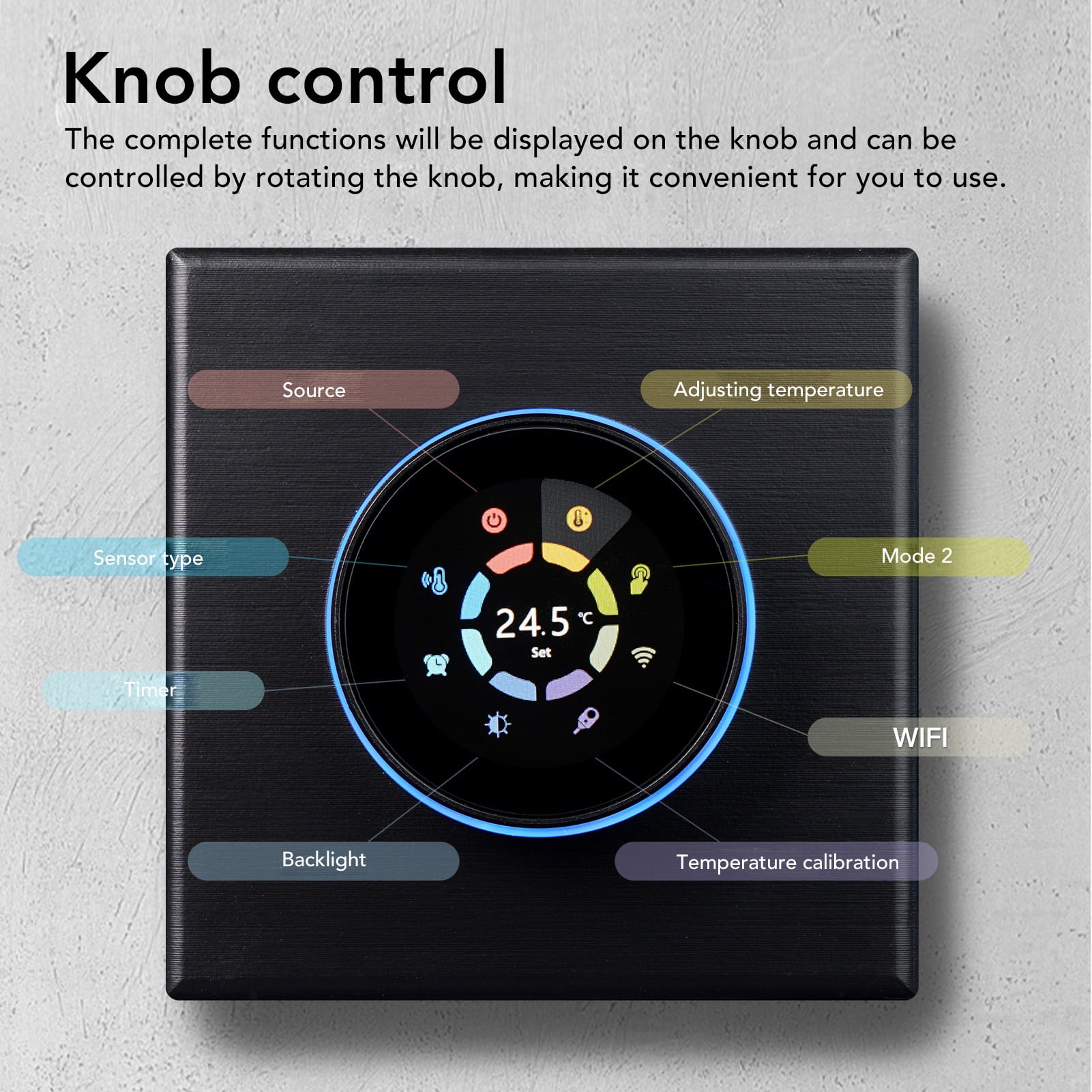 Digital Thermostat, Programmable Timer, Easy Installation, Compatible ...