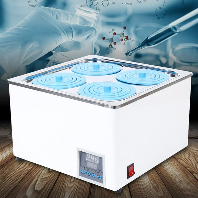 Digital Thermostatic Lab Water Bath, RT to 100C 12L Capacity 800W 110V ...