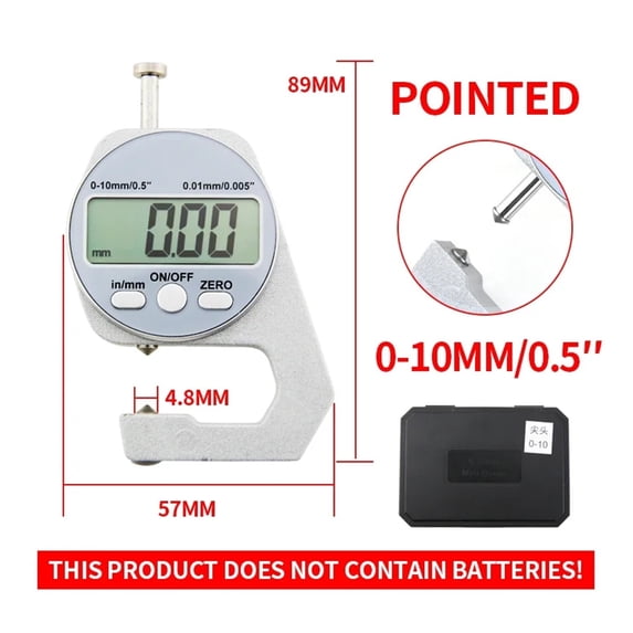 Digital Thickness Gauge Measuring Tools Electronic Thickness Meter ...
