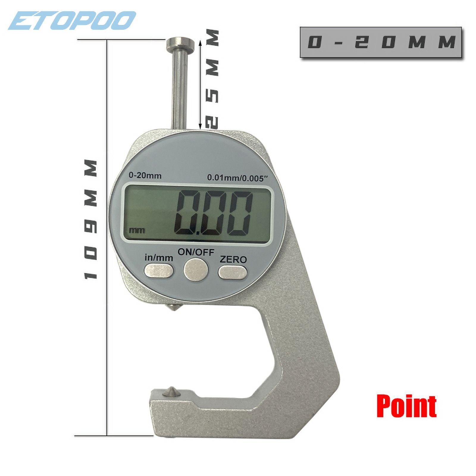 Digital Thickness Gauge Measuring Tools Electronic Thickness Meter ...
