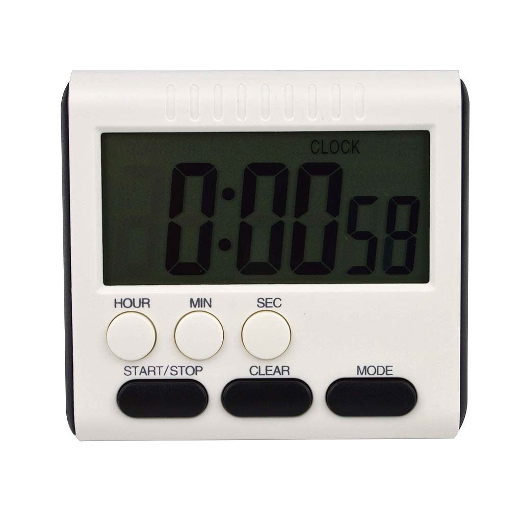 Digital Time Magnetic Large LCD Digital Kitchen Timer Alarm Count Up ...